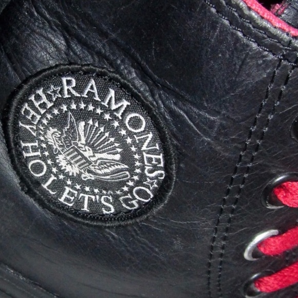 Converse | Shoes | Converse All Star Ramones Hey Ho Leather Hi High ...